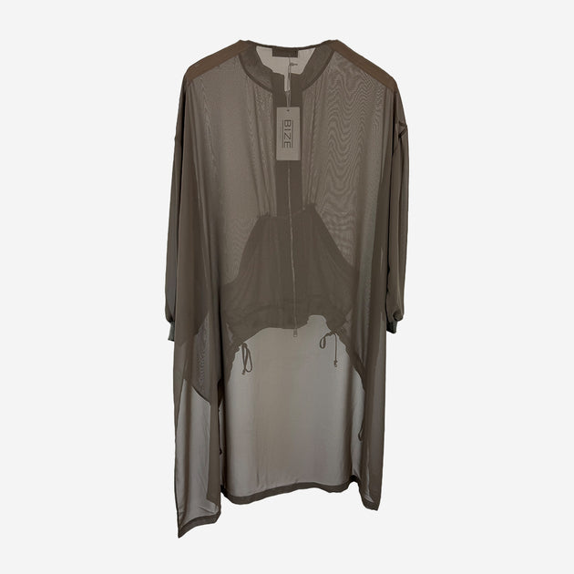 BIZE SHEER JACKET BZ1046/KHAKI – VoniBlu